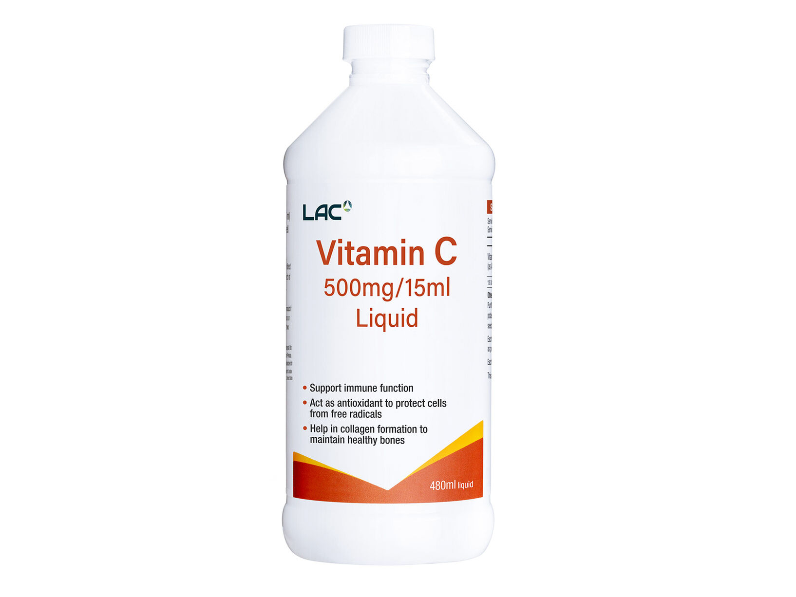 Vitamin C 500mg/15ml Liquid | LAC Malaysia
