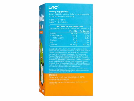 Probiotic Junior Jelly with Prebiotic | LAC Malaysia