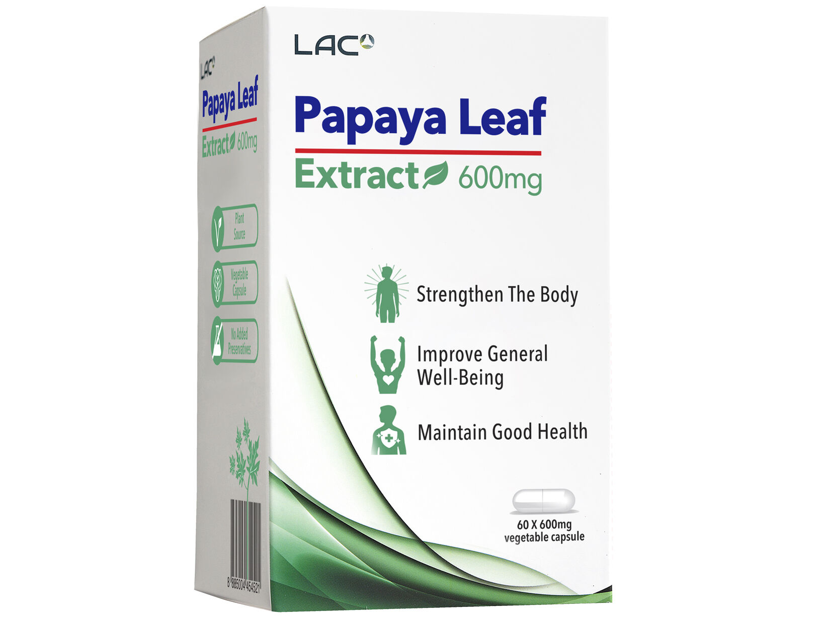 Papaya Leaf Extract 600mg | LAC Malaysia